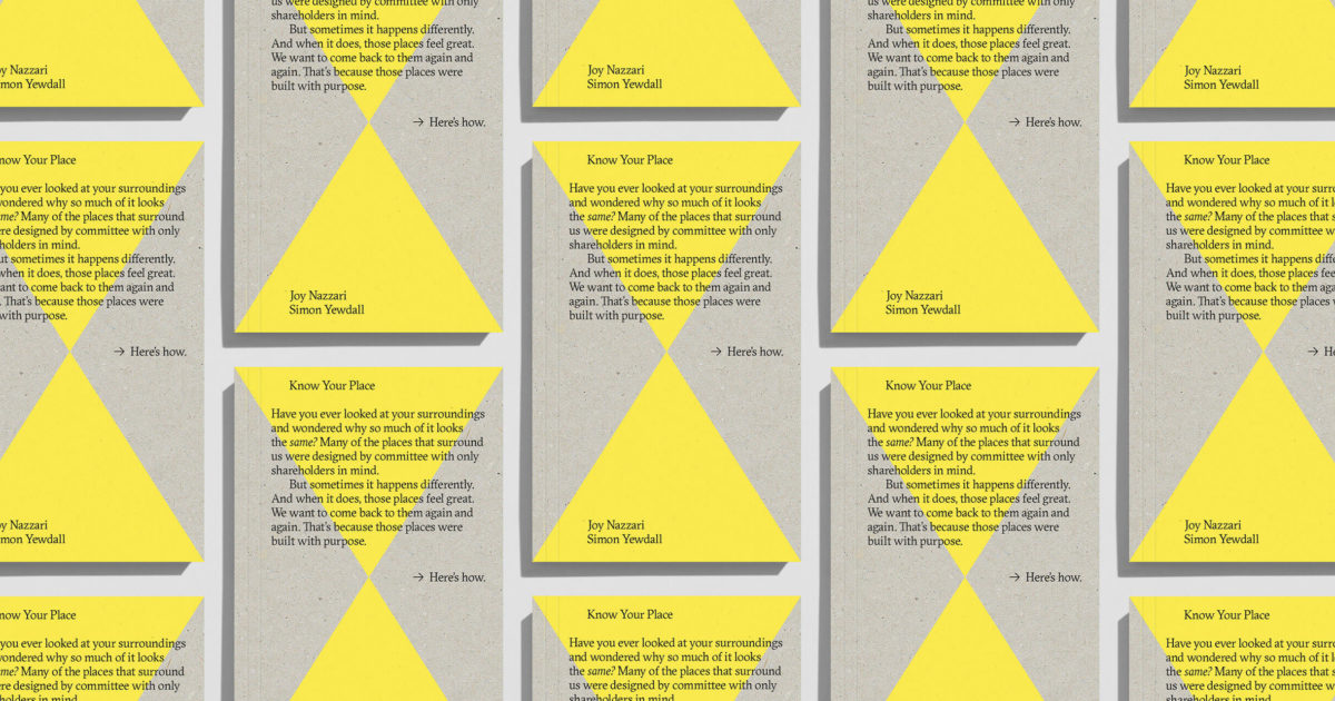 Know Your Place | Place Press