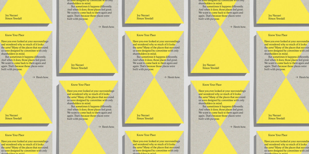 Know Your Place | Place Press